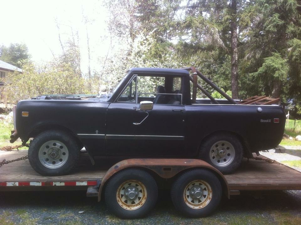 Riggsie, Grey Goat and '72 scout II halfcab resto project! | Vancouver ...