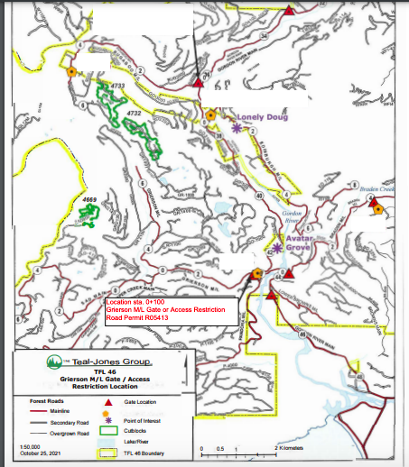 New gates on Gordon River Main and Grierson Main? | Vancouver Island ...