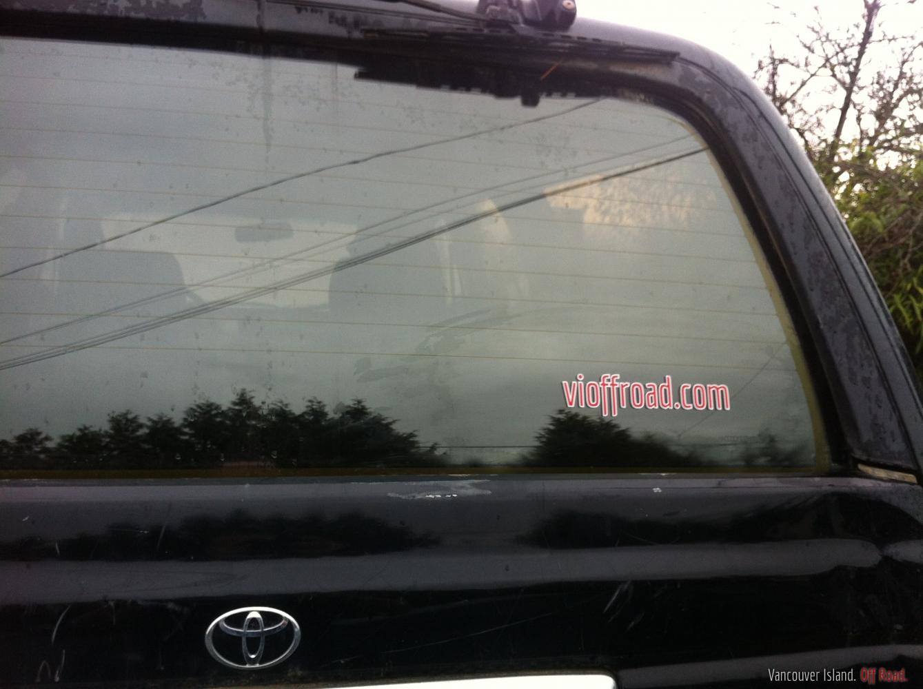 vioffroad.com bumper stickers | Vancouver Island Off Road